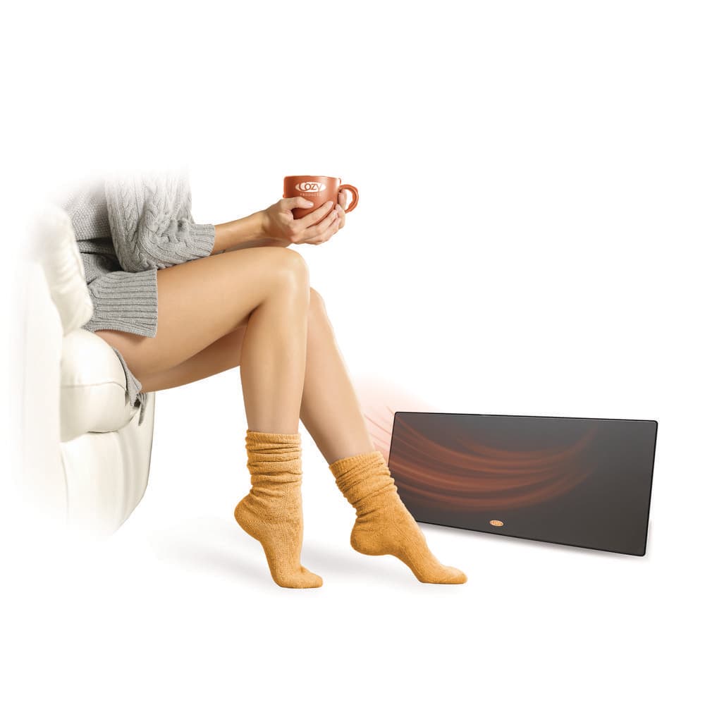 Cozy Products Cozy Legs Flat Panel Radiant Desk Office Personal Heater ...