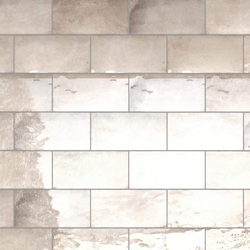 Merola Tile Camden Bone 4 in. x 8 in. Ceramic Wall Tile (11.5 sq. ft ...