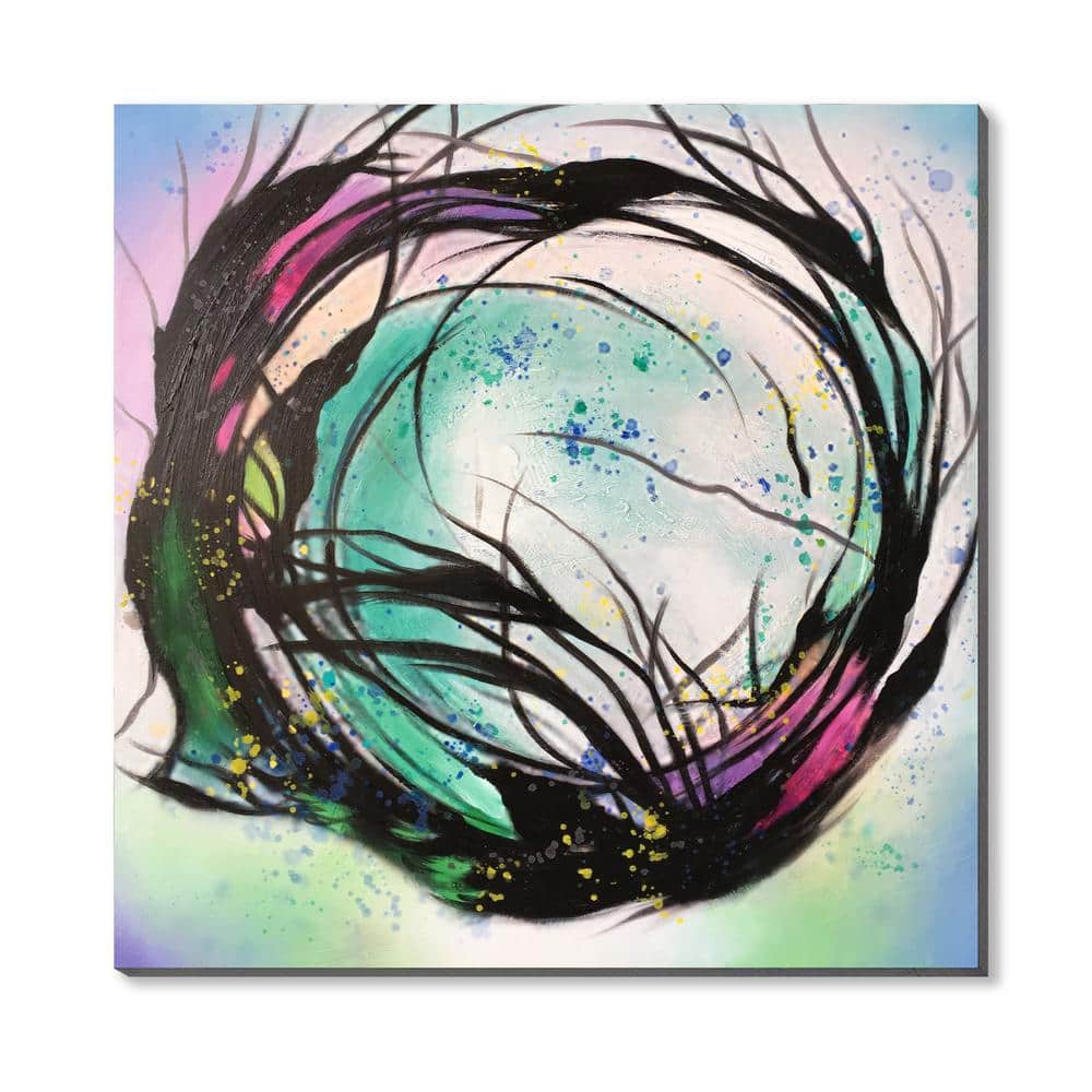 A&E Axon Art Print Gallery Wrapped 40 in. x 40 in. Axon - The Home Depot