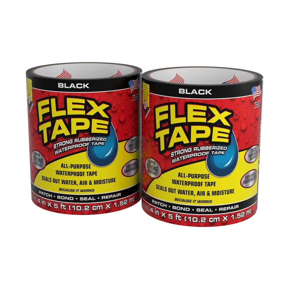 Reviews for FLEX SEAL FAMILY OF PRODUCTS Flex Tape Black 4 in. x 5 ft ...