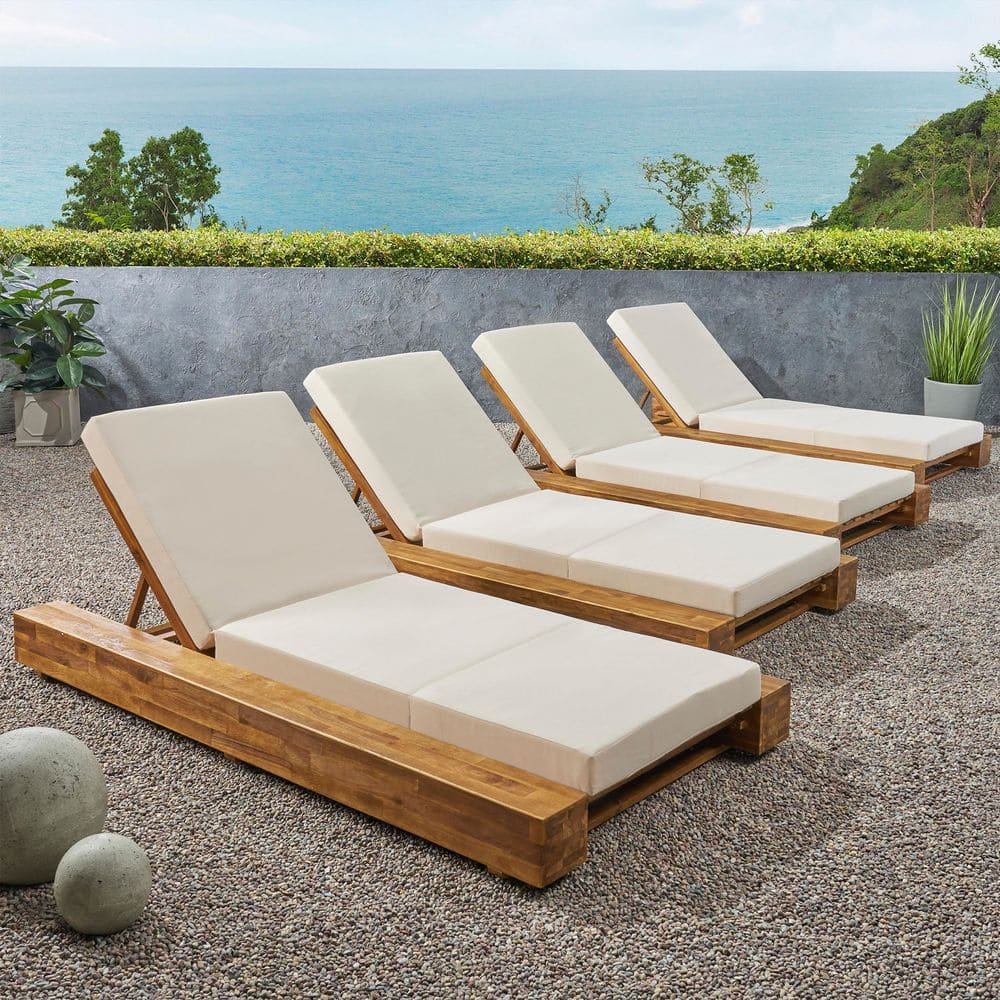 CHRISTOPHER KNIGHT HOME Vantas Patio Solid Wood Adjustable Outdoor ...