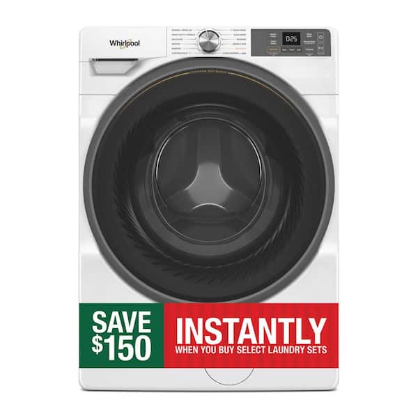 Whirlpool 4.5 cu. ft. Front Load Washer in White with FreshFlow Vent ...