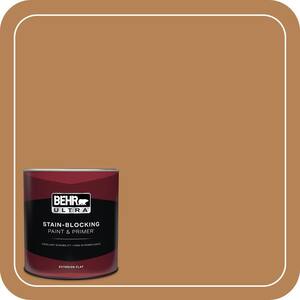 BEHR PREMIUM PLUS 8 oz. #S250-5 Roasted Cashew Semi-Gloss Interior ...