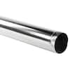 Master Flow 5 in. x 2 ft. Round Metal Duct Pipe BCP5X24 - The Home Depot