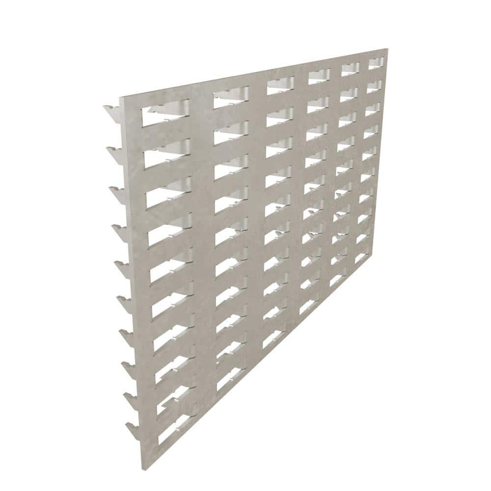 Everbilt 2-3/4 in. x 5-1/4 in. 22-Gauge Galvanized G90 Mending Plate (1 ...