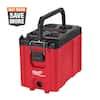 Milwaukee PACKOUT 10 in. Compact Portable Tool Box with Adjustable ...