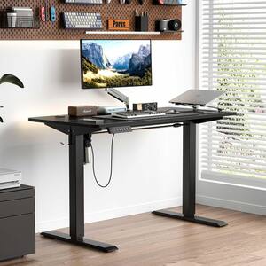WONDER COMFORT 48 x 24 in. Electric Black Adjustable Height Rising ...