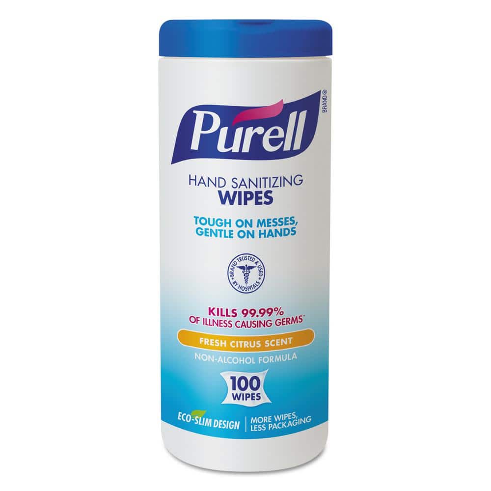 PURELL 100-Count Fresh Citrus Premoistened Hand Sanitizing/Disinfecting ...