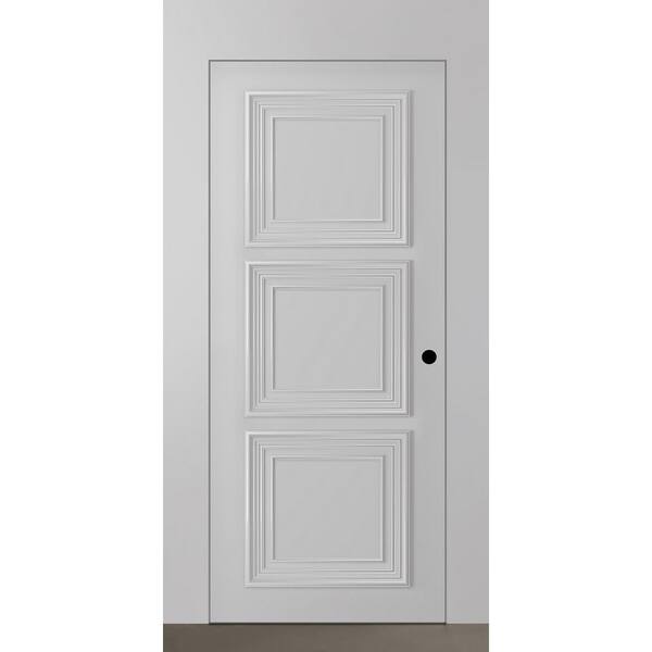 Belldinni Palazzo 3-Panel 18 in. x 80 in. Right-Handed Primed Composite ...