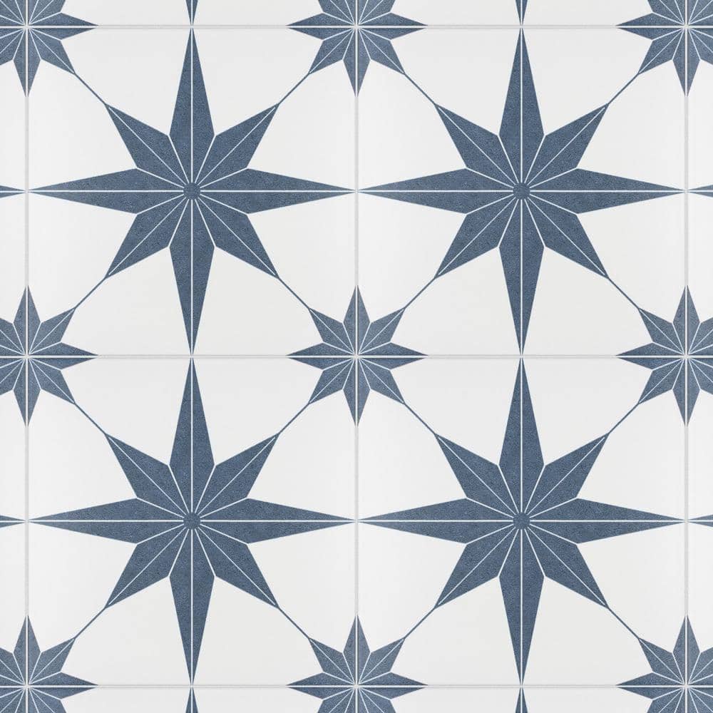 Reviews for Merola Tile Stella Azul Encaustic 9-3 / 4 in. x 9-3 / 4 in ...