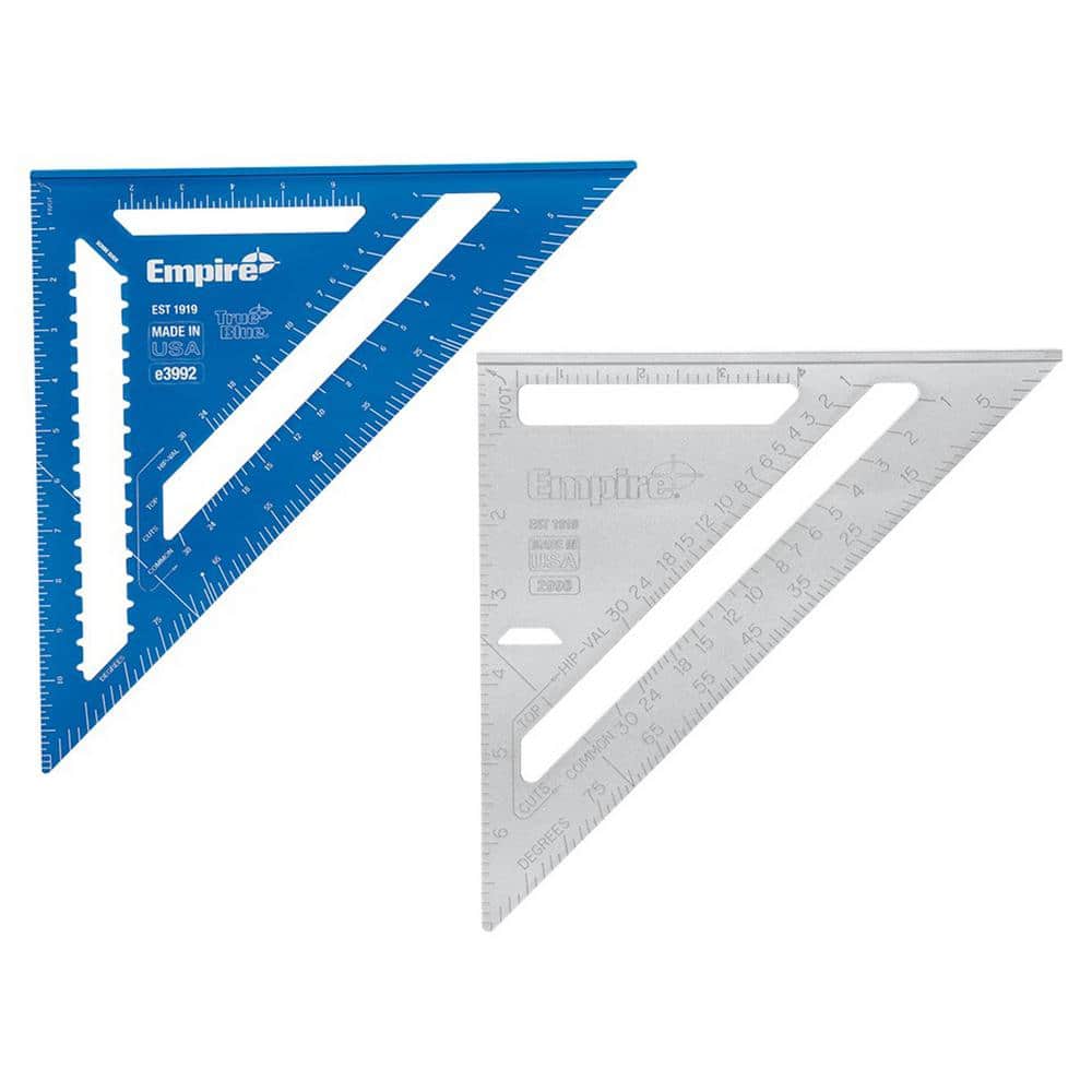 Empire 12 in. Laser Etched Aluminum Rafter Square with 7 in. Magnum ...