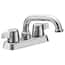 EZ-FLO Basic-N-Brass Collection 2-Handle Standard Kitchen Faucet with ...