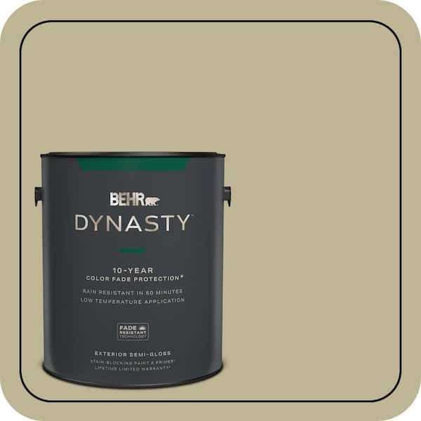 BEHR DYNASTY 1 gal. #MQ6-30 Bamboo Shoot Semi-Gloss Enamel Exterior ...