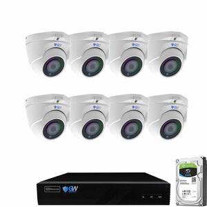 GW Security 8-Channel 8MP 2TB NVR Smart Security Camera System with 6 ...