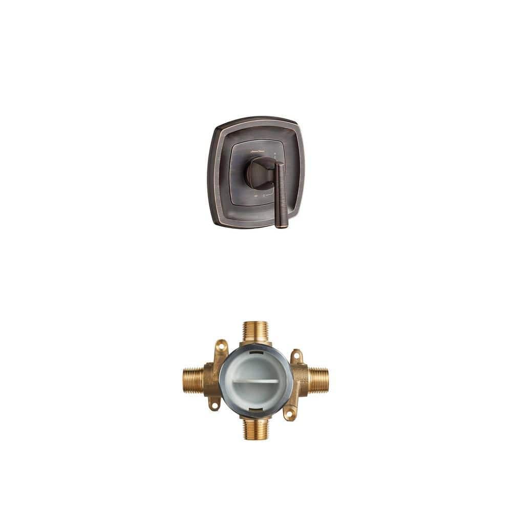 American Standard Edgemere Legacy Bronze Valve Trim Kit and Flash ...