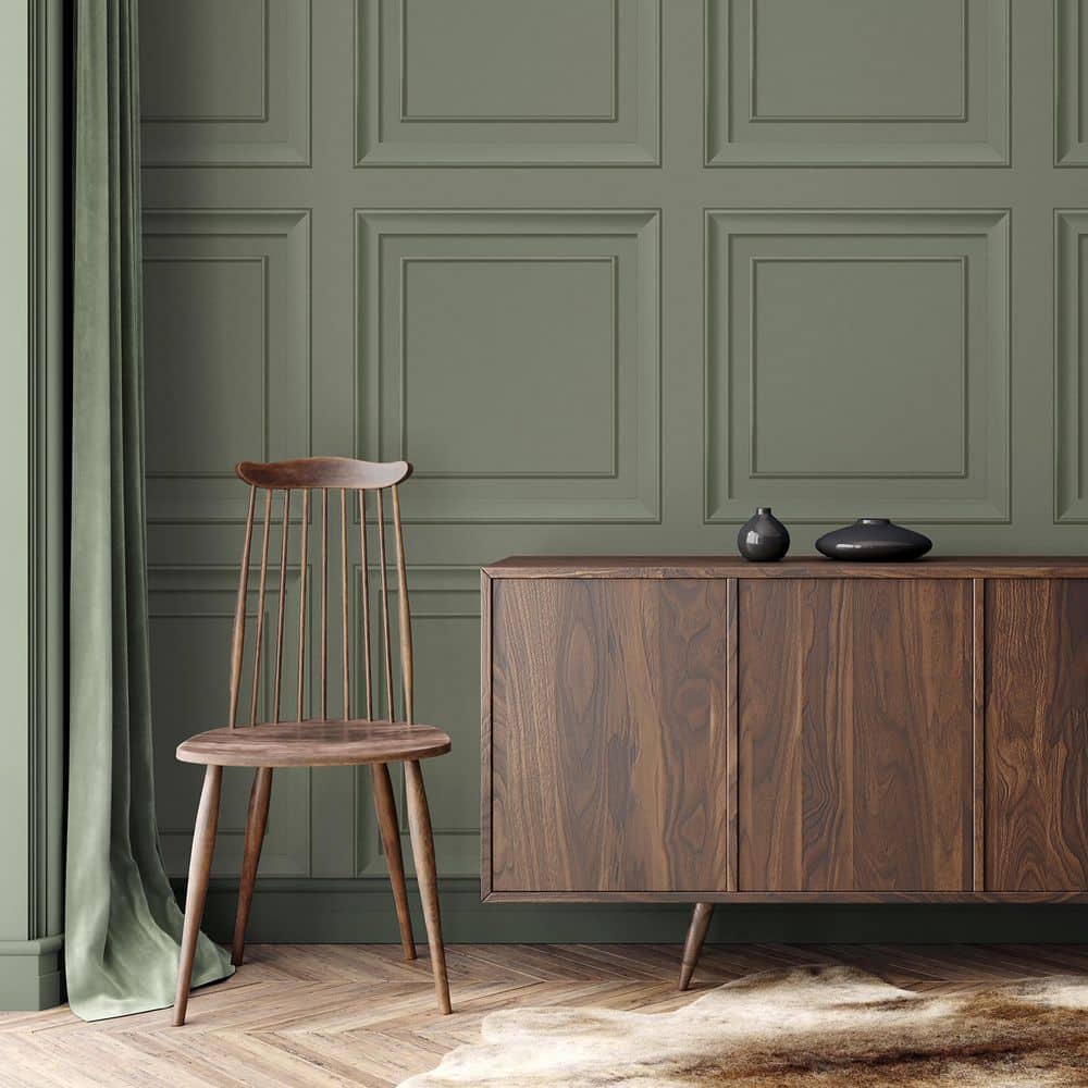 Fine Decor Green Distinctive Moss Square Panel Wallpaper Sample ...