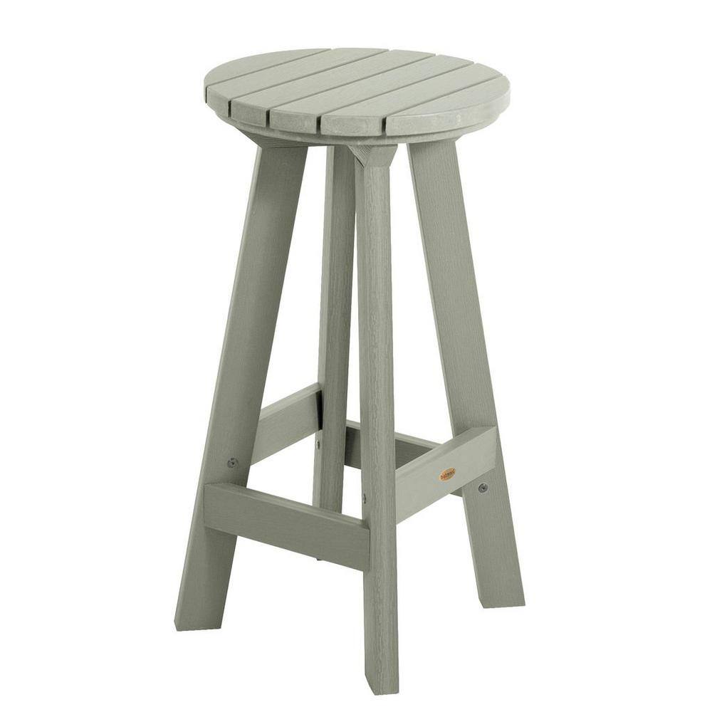 Highwood Birch Eucalyptus Recycled Plastic Bar Height Outdoor Bar Stool ...