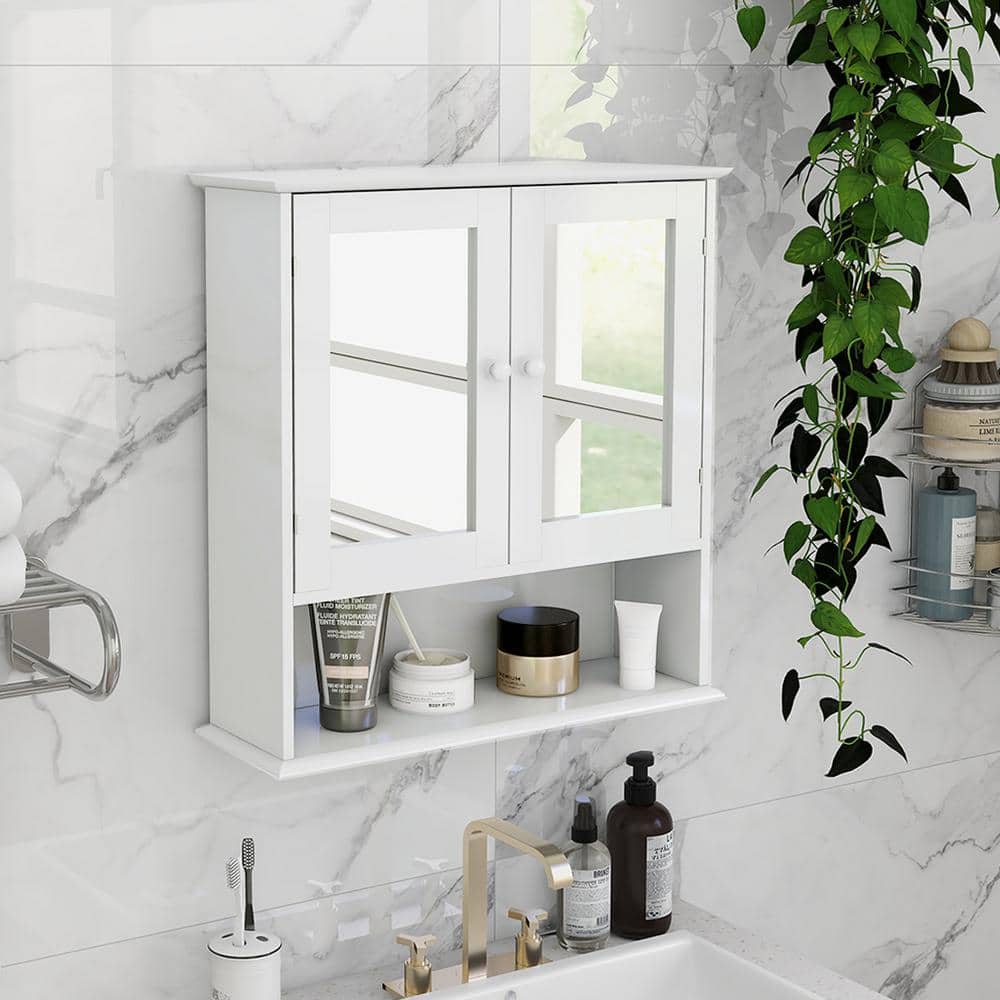 Over the toilet storage with mirror store