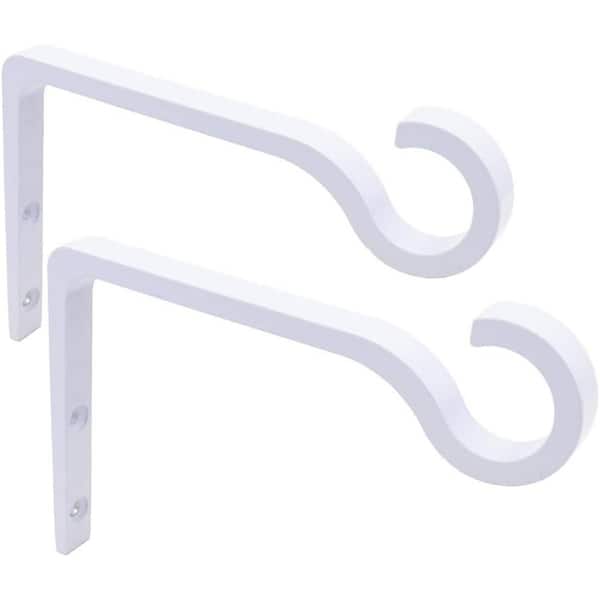 Misopily 12 Inch Black Metal Curved Outdoor Indoor Plant Hanger ...