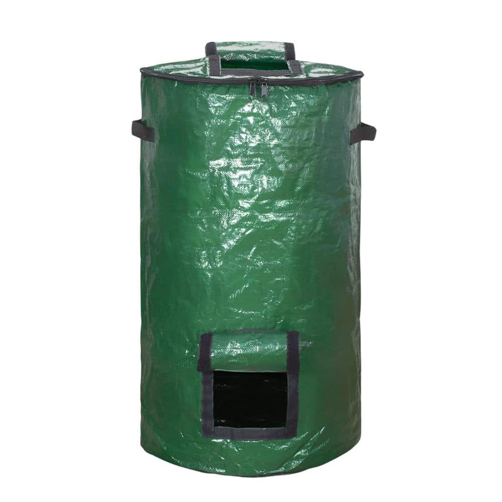 Justincity Outdoor Compost Bins 34 Gal. Reusable Garden Yard Waste Bag ...