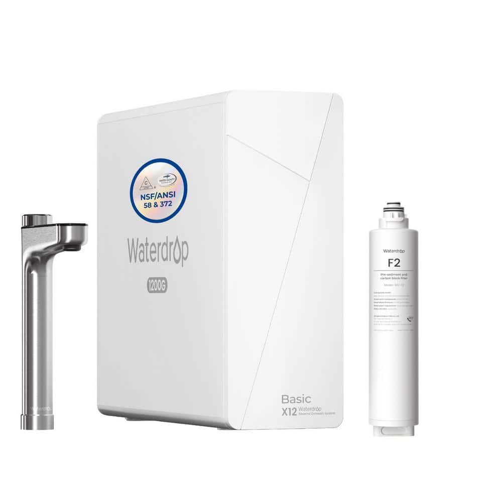 Waterdrop X12 Alkaline Mineral pH+ Reverse Osmosis System, NSF/ANSI 58, 372 Certified,11-Stage,3 ...