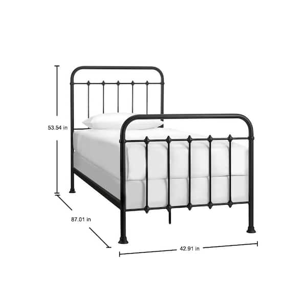 Extra long twin metal bed frame store
