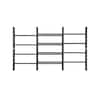 Grisham Awg 4-Bar Window Guard in Black 94911 - The Home Depot