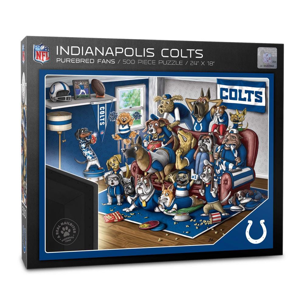 YouTheFan NFL Indianapolis Colts Purebred Fans Puzzle A Real Nailbiter ...