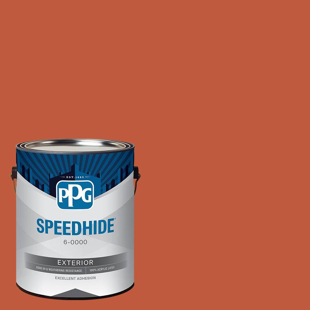 Reviews for SPEEDHIDE 1 gal. PPG1192-7 Tabasco Semi-Gloss Exterior ...