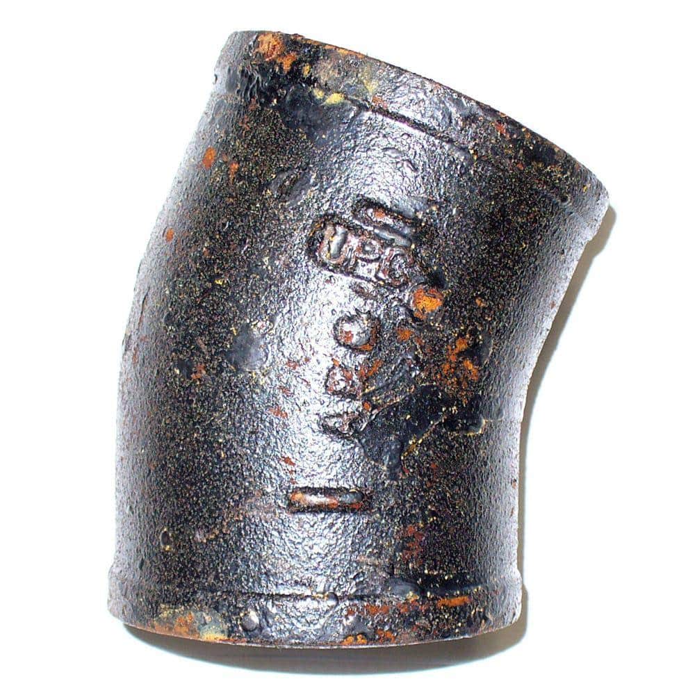 AB and I Foundry 3 in. Cast Iron 1/16 Bend 370134 - The Home Depot