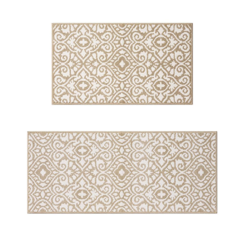 Laura Ashley Feya 2-Tone Berber/Ivory 2 ft. x 5 ft Persian ...