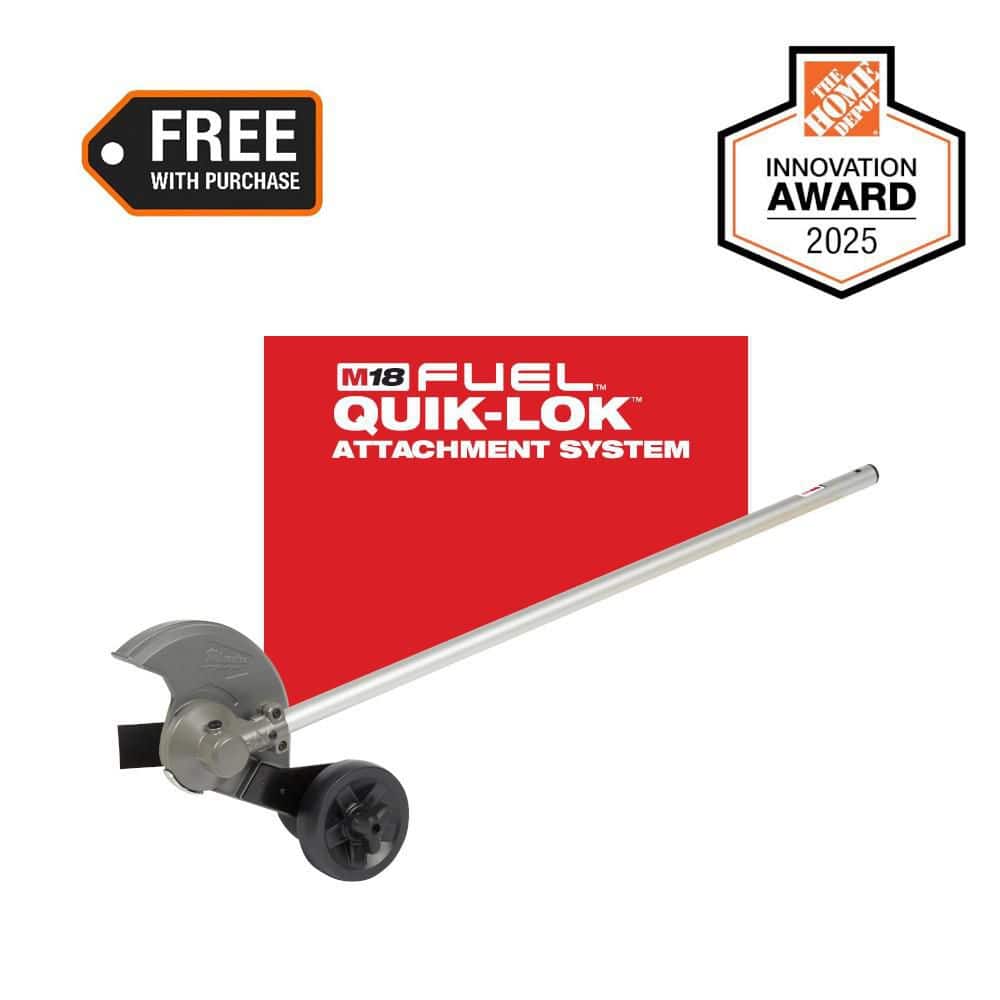 Milwaukee M18 FUEL 8 in. Edger Attachment for Milwaukee QUIK-LOK ...