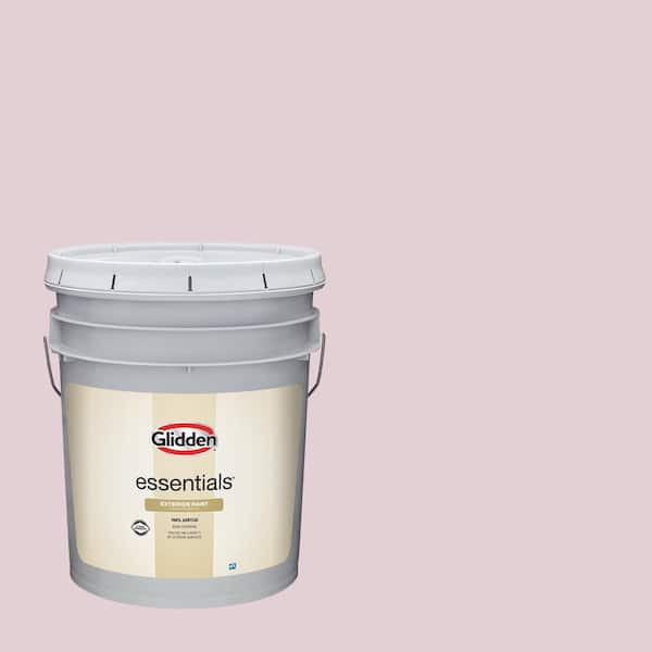 Glidden Essentials 5 gal. Santolina Blooms PPG1045-3 Flat Exterior ...