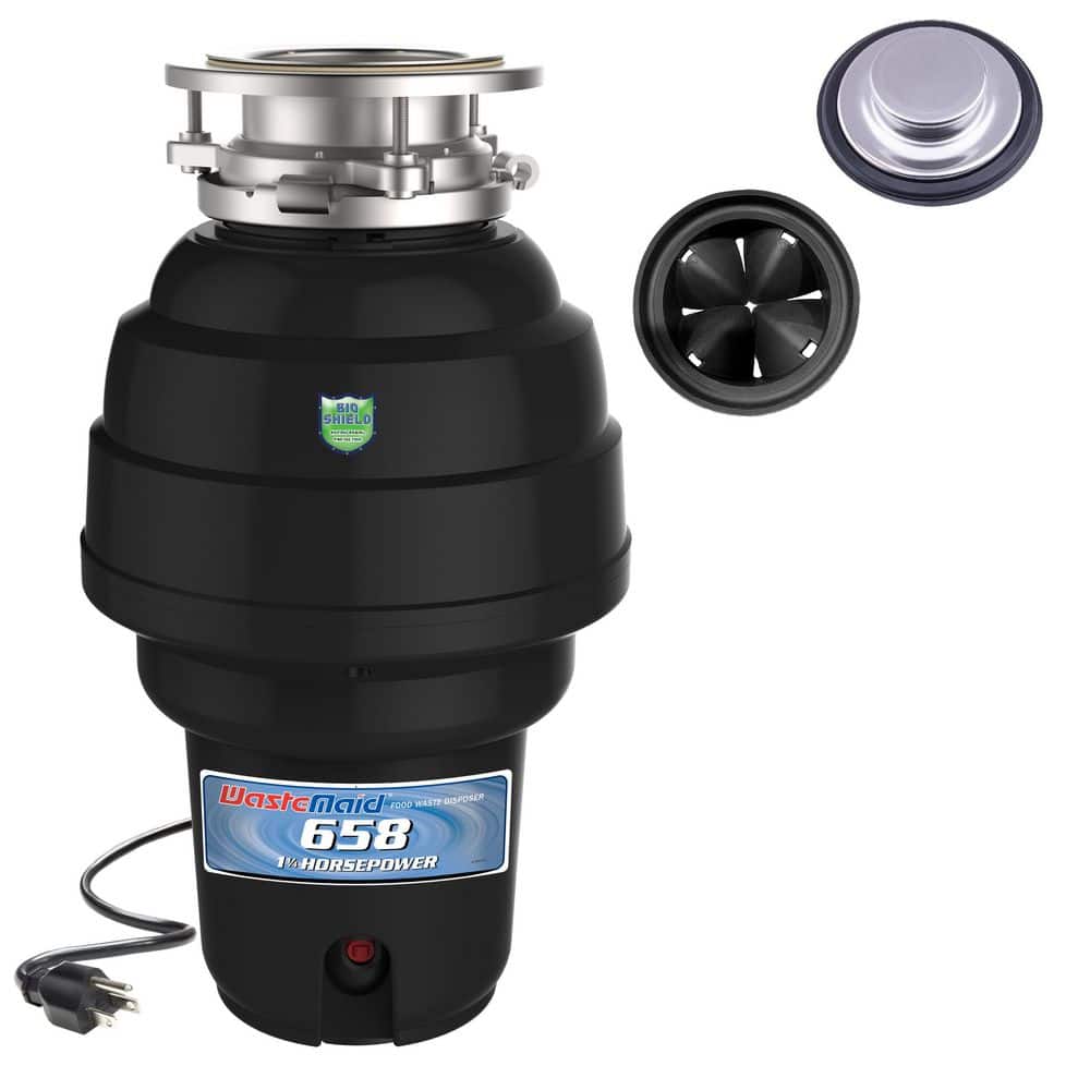 Waste Maid Classic Corded 1.25 HP Continuous Feed Insulated Garbage ...