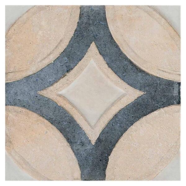 Ivy Hill Tile Angela Harris Sicilia Circles Crema 7.87 in. x 0.31 in ...