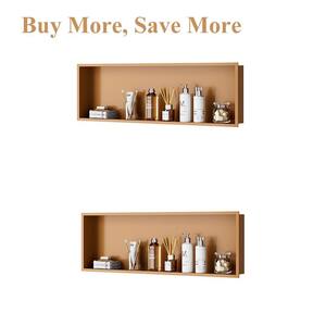 Simple Project 8 in. W x 26 in. H x 5.5 in. D Recessed Shelf Organizer ...