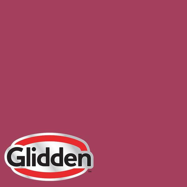 Glidden Essentials 1 gal. #HDGR21 Racy Red Flat Exterior Paint HDGR21EX ...