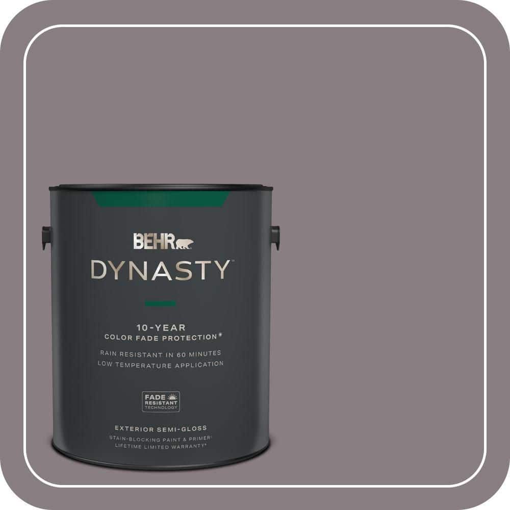 BEHR DYNASTY 1 gal. #N570-4 Classy Plum Semi-Gloss Exterior Stain ...