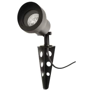 Moonrays Low-Voltage 20-Watt Black Metal Outdoor Adjustable Landscape ...