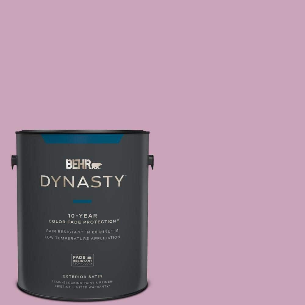 BEHR DYNASTY 1 gal. #690D-4 Taste of Berry Satin Enamel Exterior Stain ...