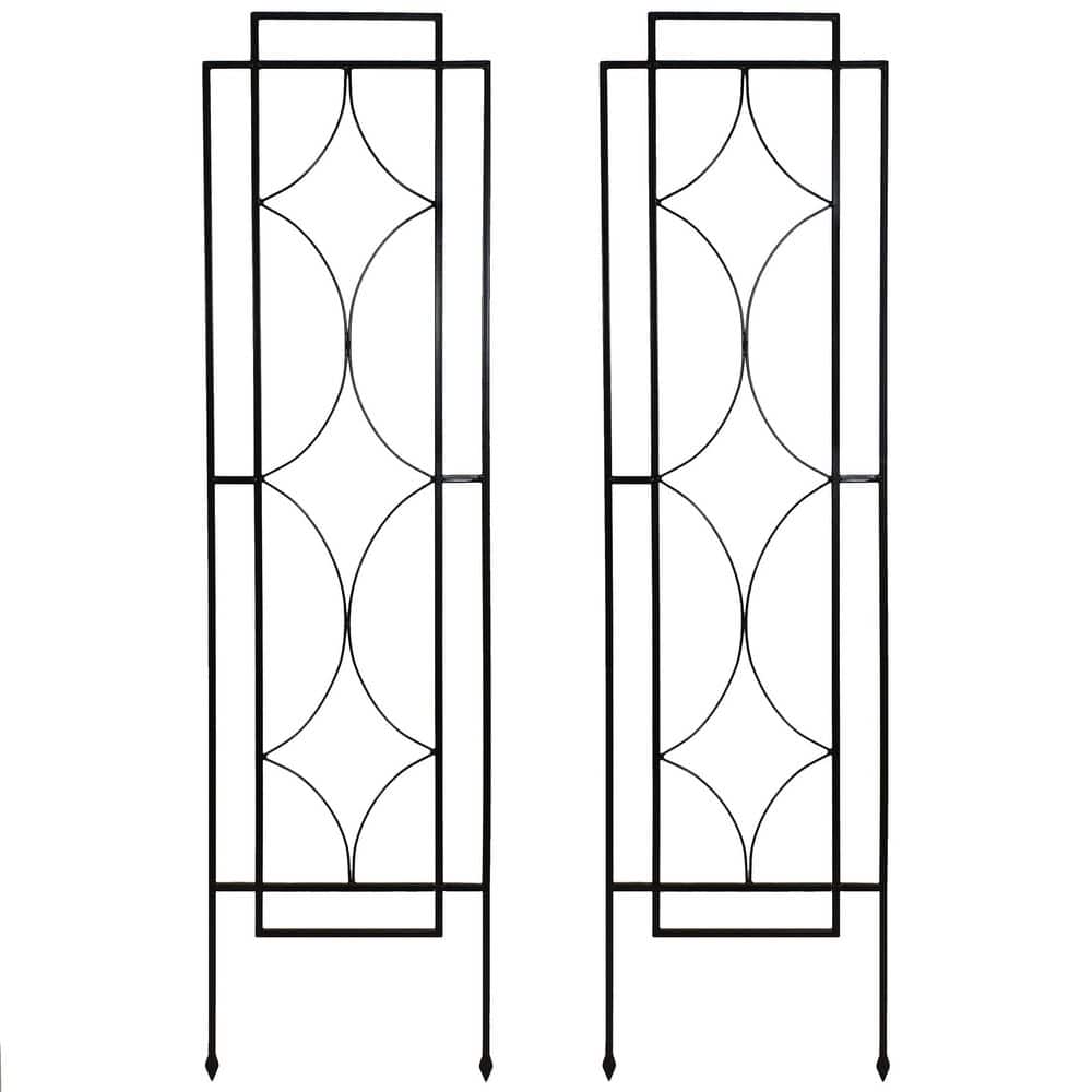 60 in. 2-Piece Chic Garden Trellis 0CG7WX8N3 - The Home Depot