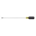 Klein Tools 3/8 in. Keystone-Tip Flat Head Screwdriver with 10 in. Heavy-Duty Round Shank 602-10