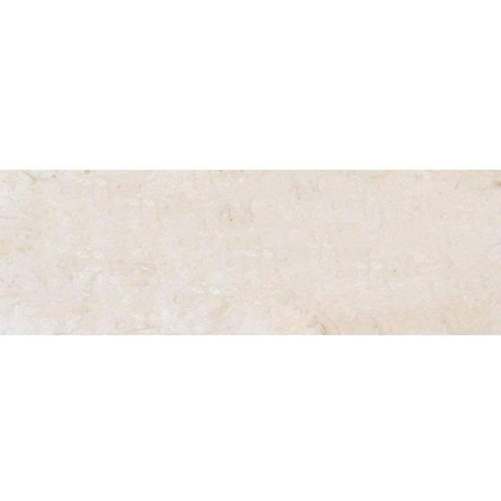Apollo Tile Beige and White 4 in. x 5 in. Honed Marble Subway Tile ...