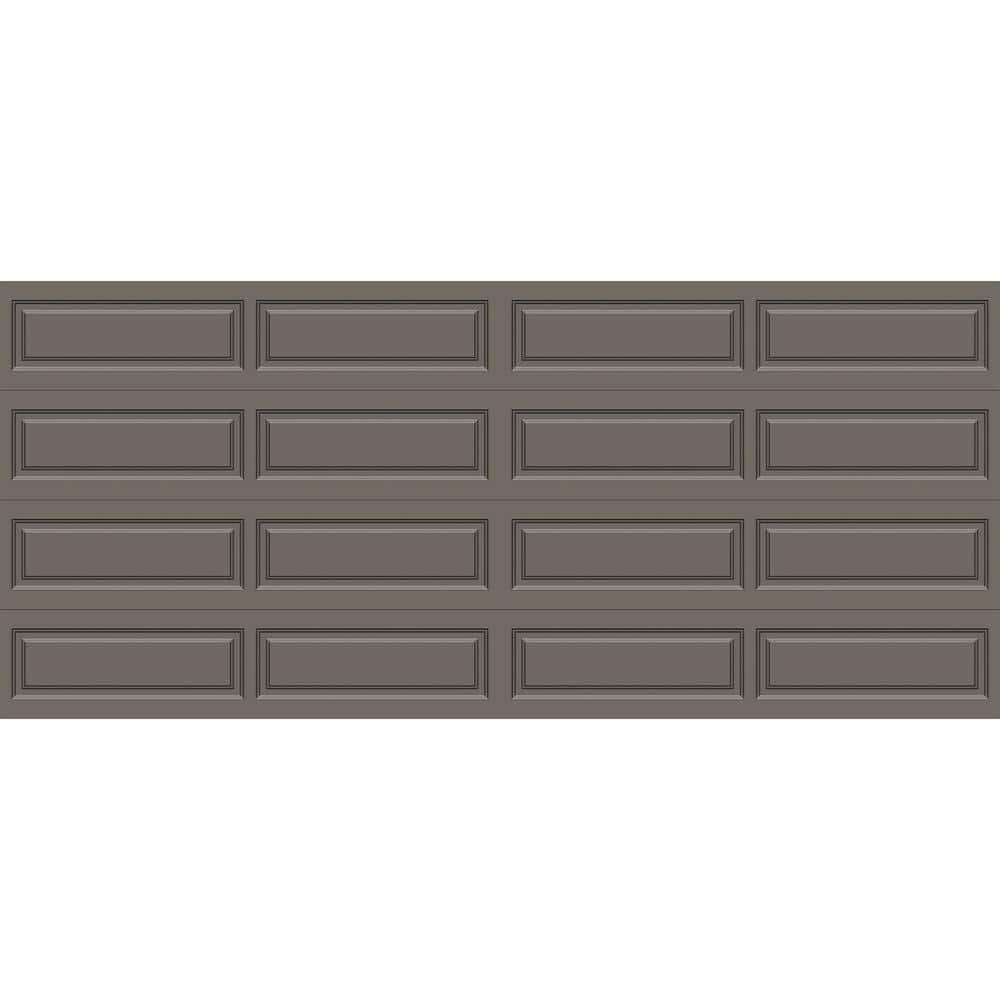 Clopay Classic Steel Long Panel 16 ft. x 7 ft. Insulated 18.4 R-Value ...