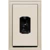 Builders Edge 8.125 in. x 12 in. #048 Almond Jumbo Electrical Mounting ...