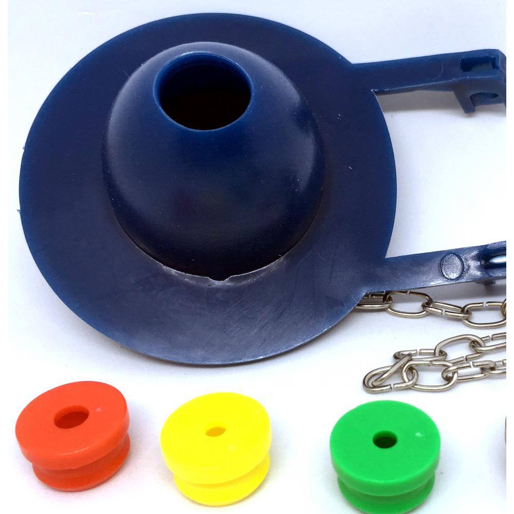 JAG PLUMBING PRODUCTS JAG Plumbing Packs 2 in. Toilet Tank Flapper with ...