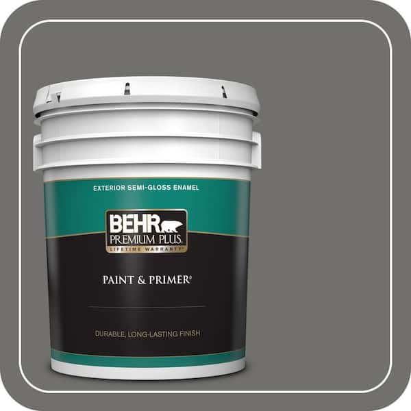 BEHR PREMIUM PLUS 5 gal. #PPU24-05 Ancestral Semi-Gloss Enamel Exterior ...