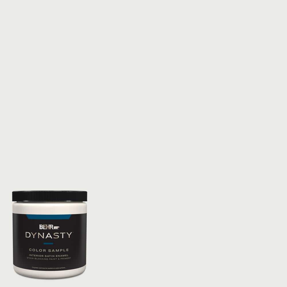 BEHR DYNASTY 8 oz. Designer Collection #DC-002 Statement White Satin ...