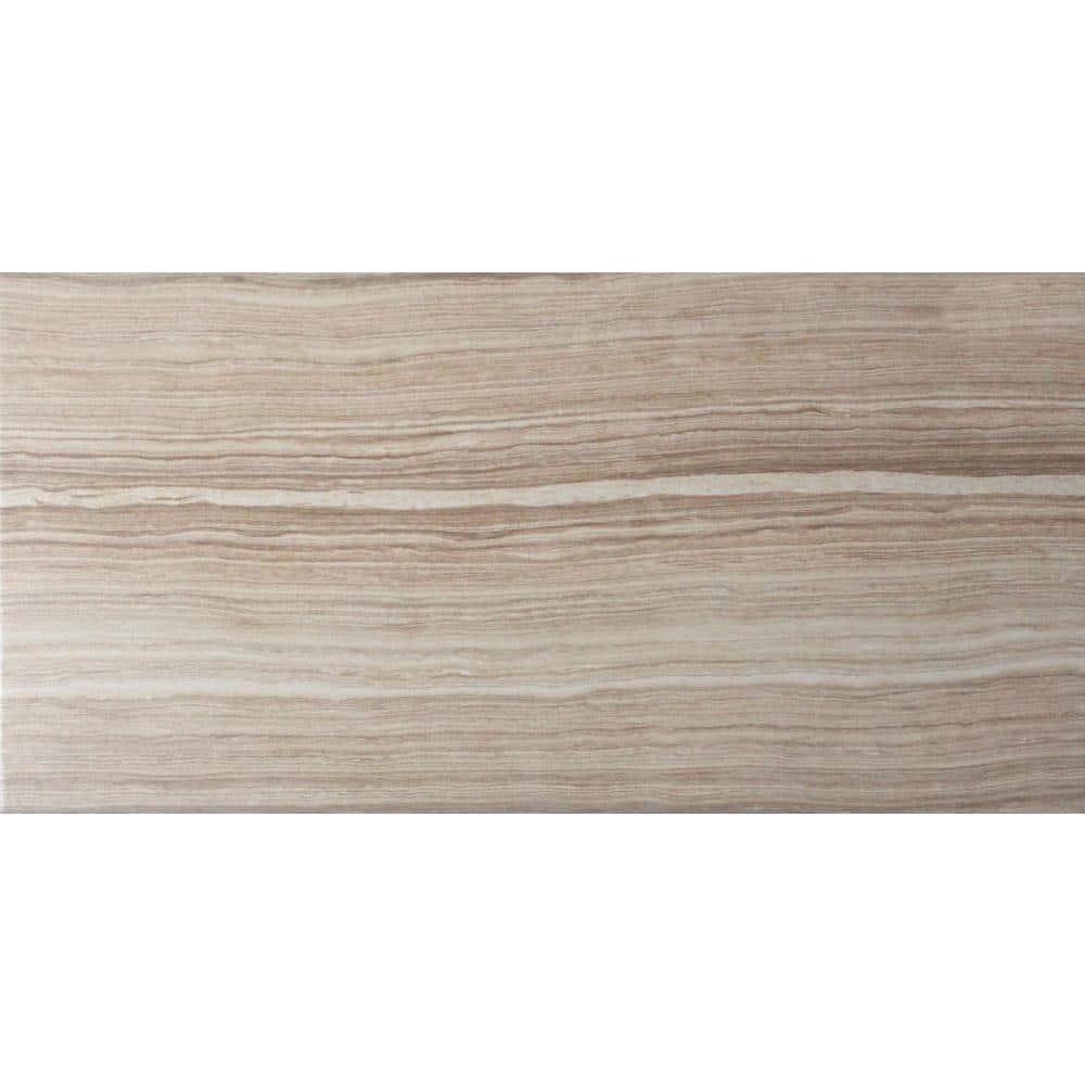 MSI Cresta Beige 12 in. x 24 in. Matte Porcelain Floor and Wall Tile ...