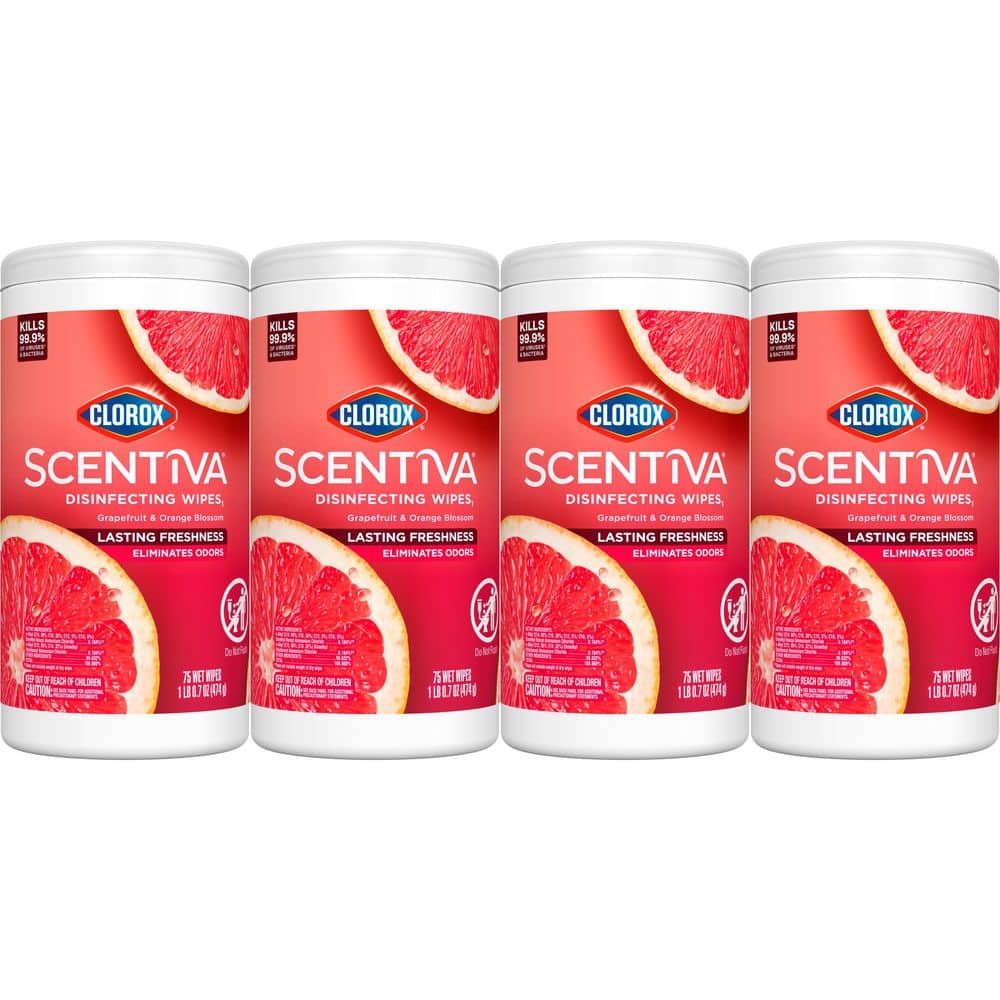 Clorox Scentiva 75-Count Grapefruit and Orange Blossom Splash Bleach ...